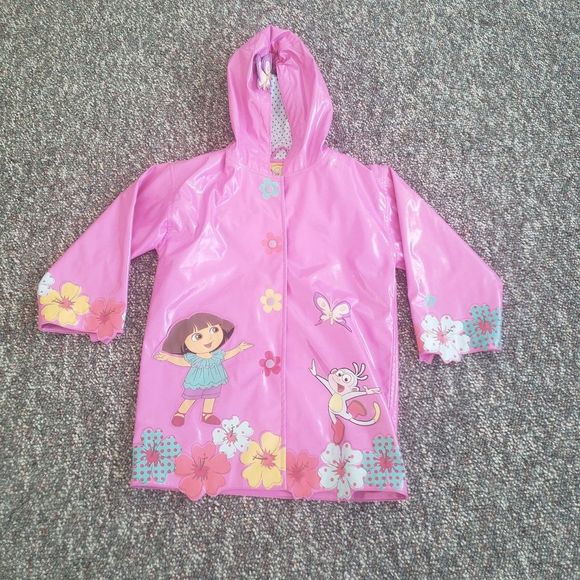 Nickelodeon | Jackets & Coats | Y2k Dora The Explorer Rain Coat | Poshmark